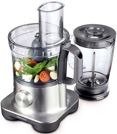 Kenwood KEFPM250 Multi-pro Compact Food Processor +Glass Blender 220 ...