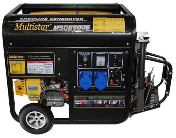 Multistar MSG6500E Gasoline Generator for 220-240 Volt/ 50 Hz | 220 ...