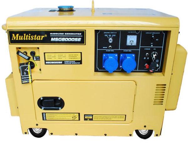 Multistar MSG8000SE Gasoline Generator for 220-240V / 50Hz | SamStores