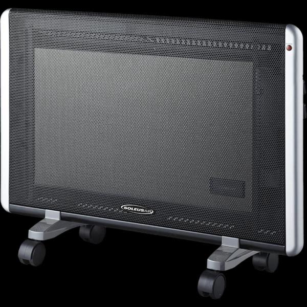 Soleus Air HM5-15-30 Wall Mountable 1500W Flat Panel Micathermic Heater ...