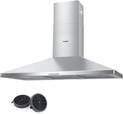 COMFEE' 90 cm Chimney Cooker Hood TSHM17SS-90 Stainless Steel Extractor ...